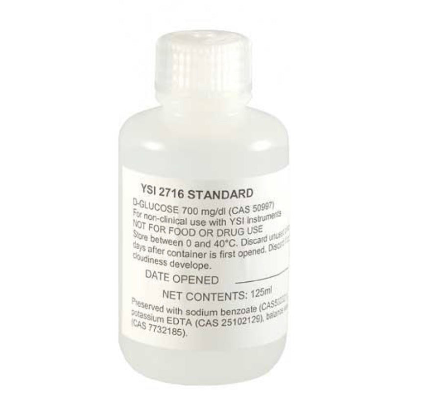 YSI 2716 Glucose Standard 700 mg/dL – Refractometer Shop